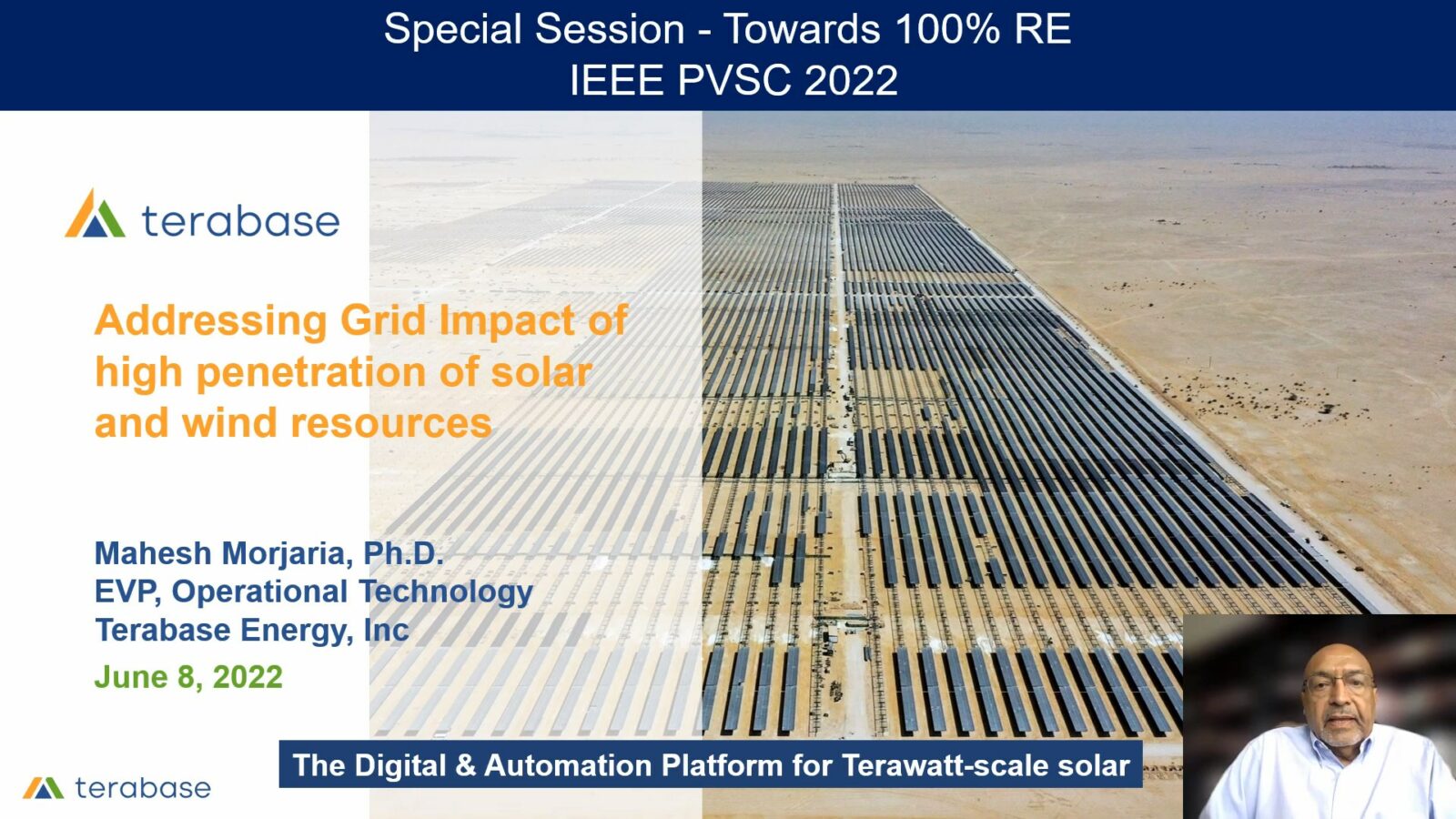 Webinar Recording: Addressing Grid Impact of High Penetration of Solar ...